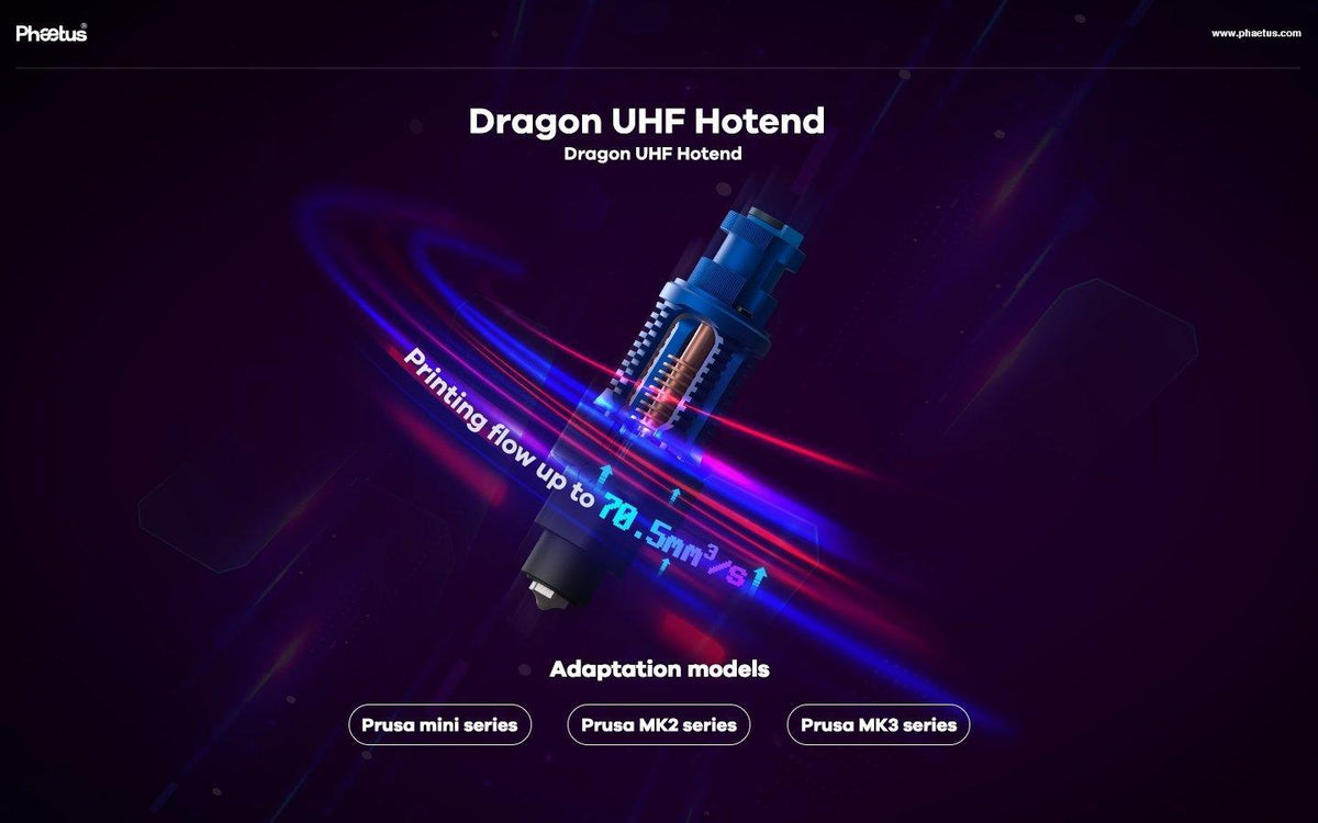 ANTINSKY- PHAETUS Dragon UHF All-Metal Hotend high-temperature 3d prin